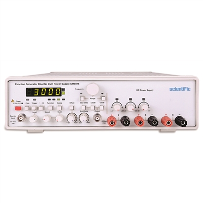 3 MHz Function Generators- Counter with Power Supply | SM5076
