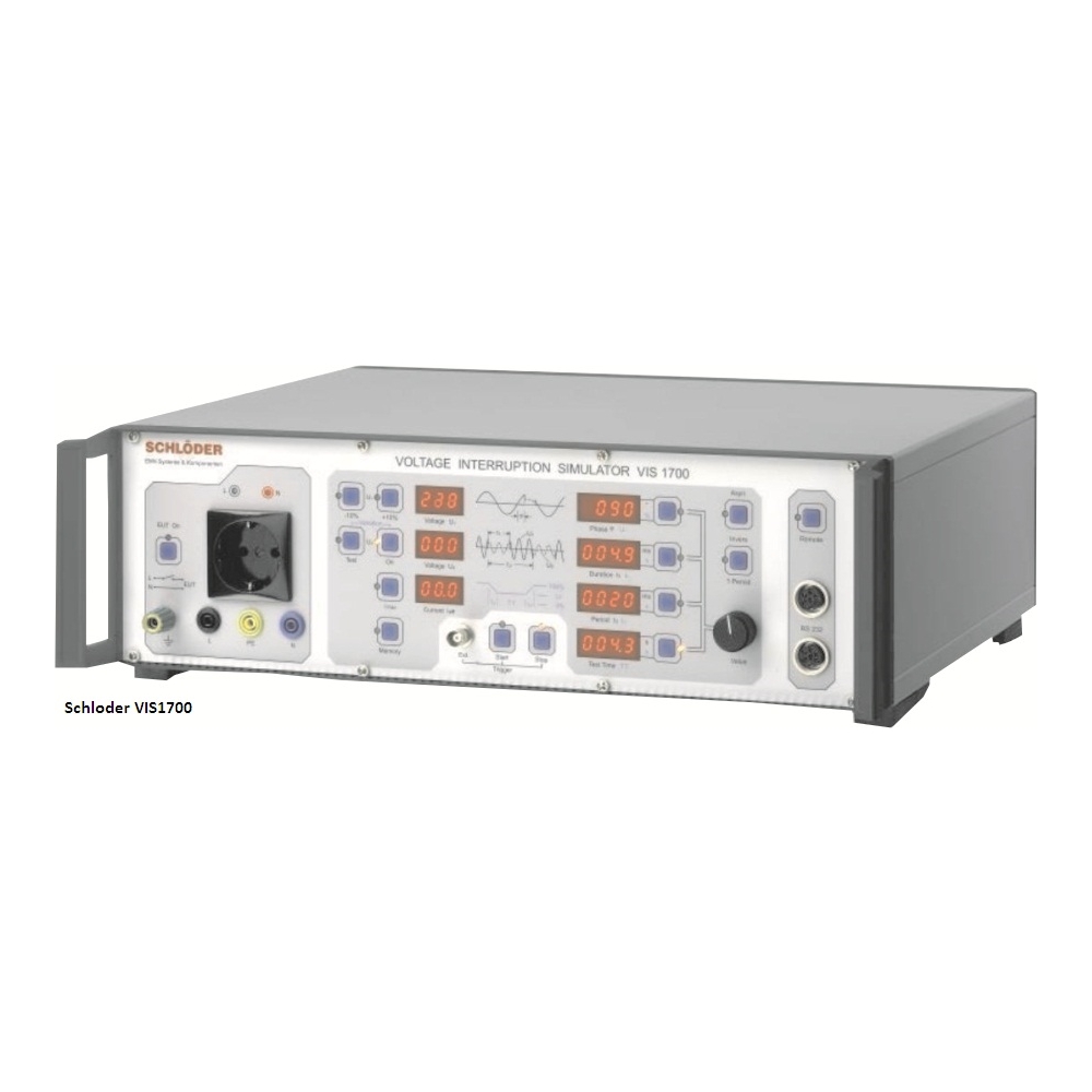 Voltage interruption simulator AC ramp function | VIS 1700