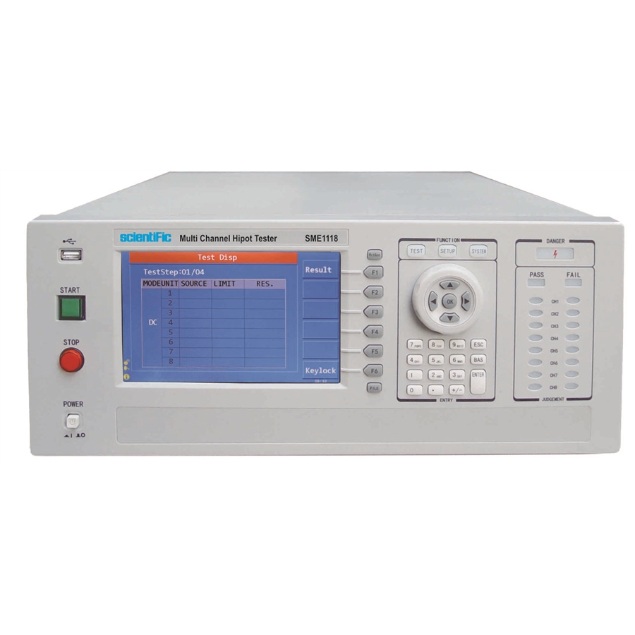 AC & DC Multi Channel Hipot Tester | SME1118